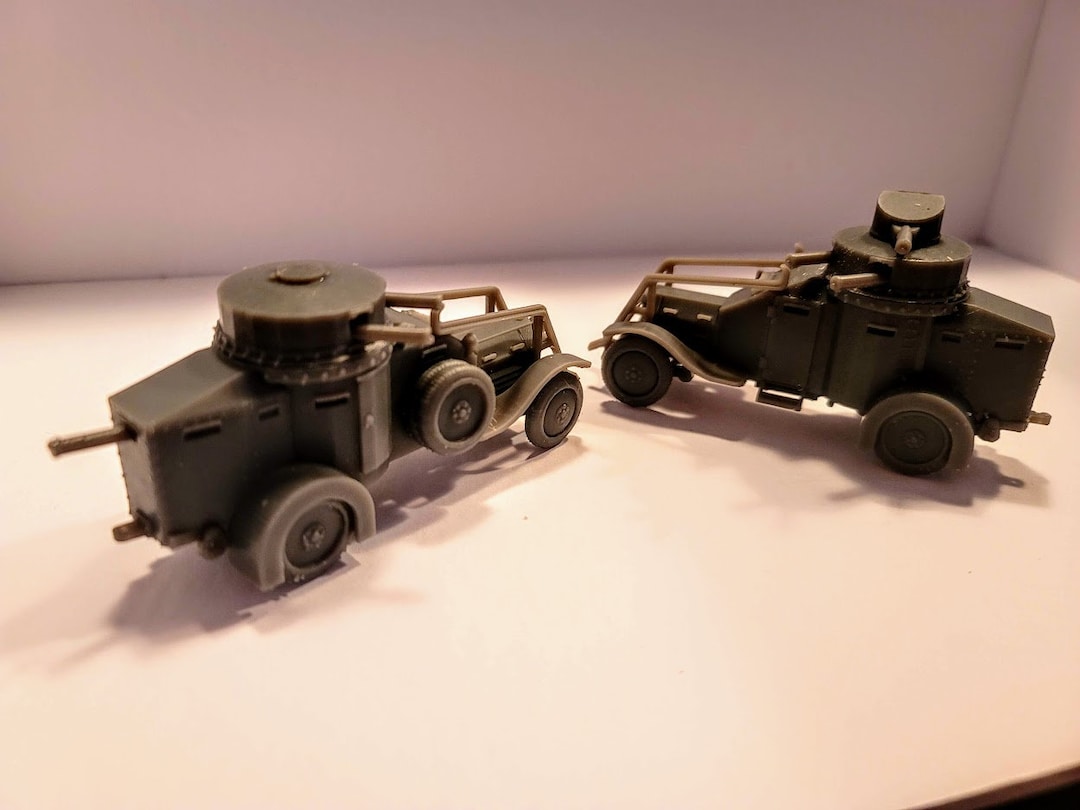 Italian Lancia 1Z / 1ZM Armoured Car - Great for Table Top War Games ...