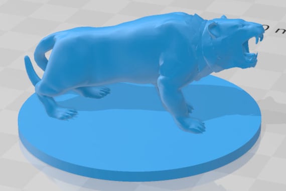 Tiger Mini DND Pathfinder Dungeons & Dragons RPG | Etsy