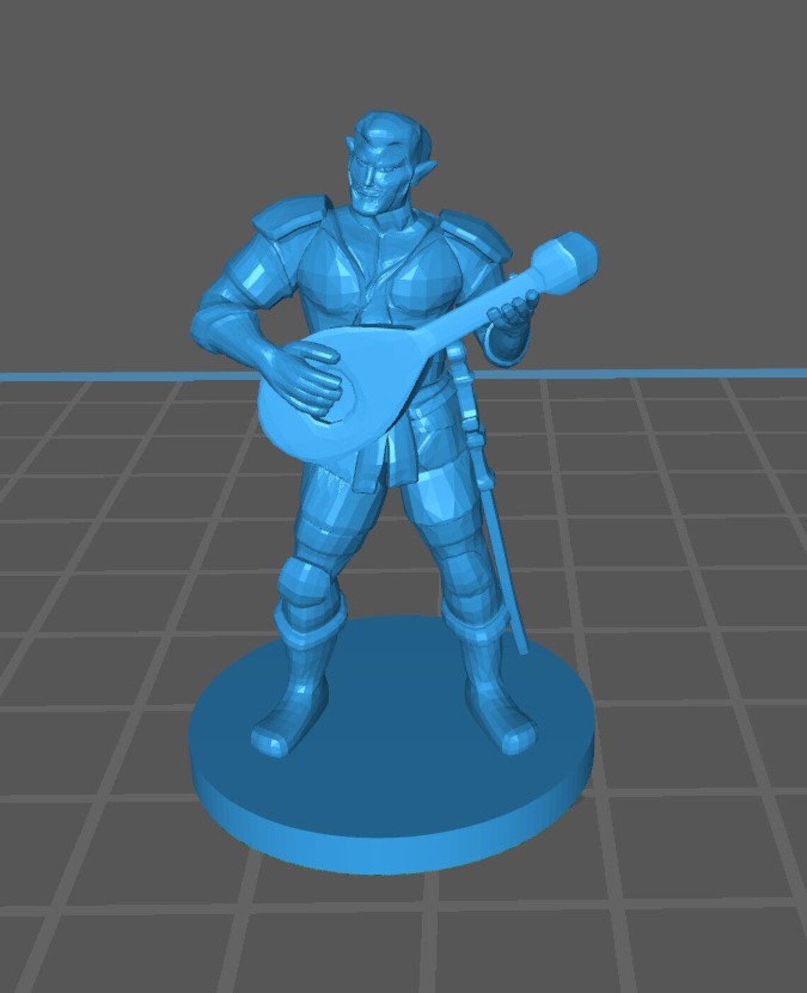 Elf Bard Mini DND Pathfinder Dungeons & Dragons RPG - Etsy