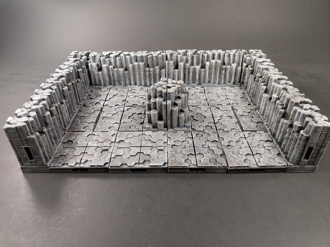 Volcanic Cavern Floor Tiles Openlock Openforge DND | Etsy