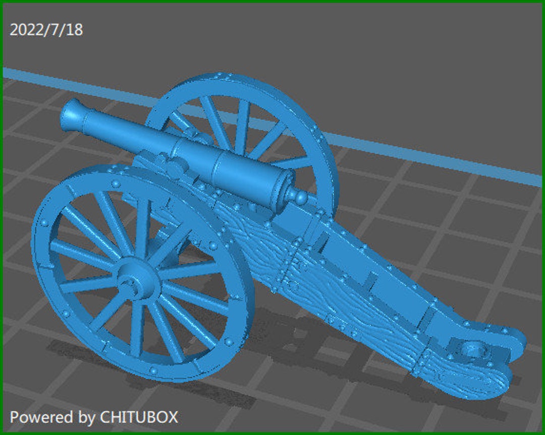 Prussian Artillery 6lb Gun 1809-15 - Great for Table Top War Games and ...