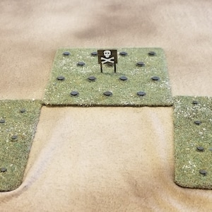Minefields Set 1 AP & 1 AT Plus 6 Signs 6 X 6 Each War Games and ...