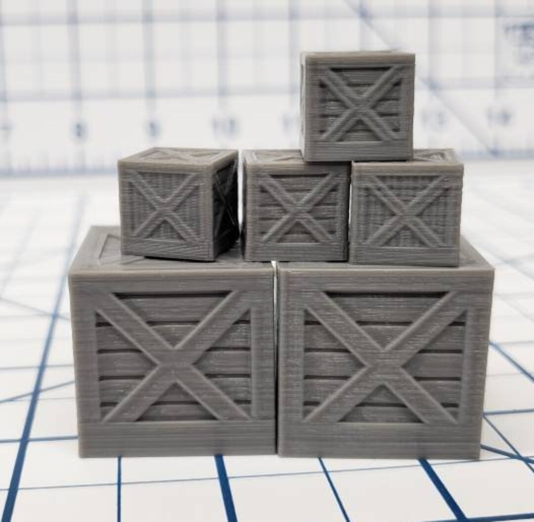 Set of Crates - Hero's Hoard - DND - Pathfinder - Dungeons & Dragons ...