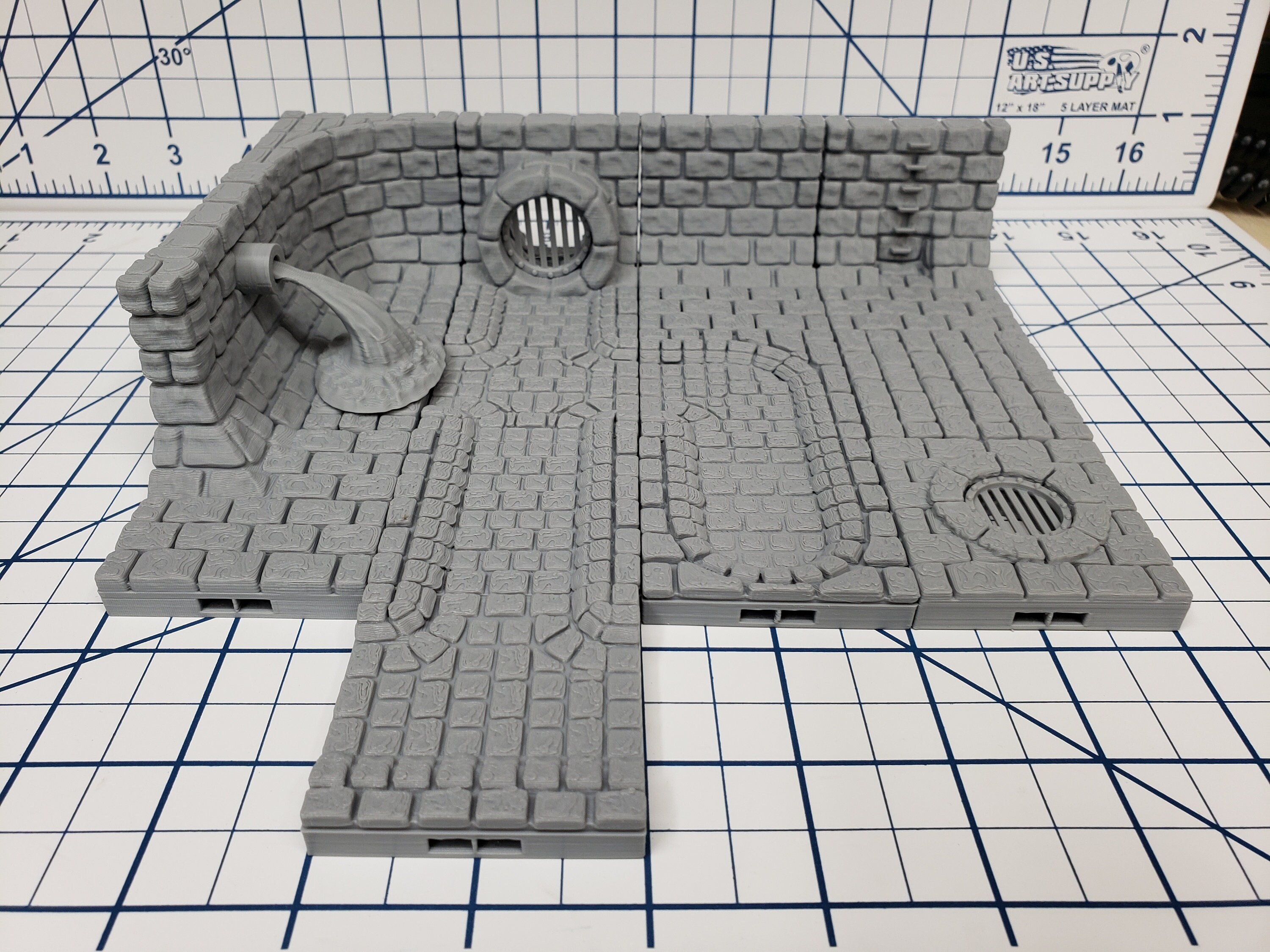 Sewer Tiles Dragonlock DND Pathfinder RPG Dungeon & - Etsy