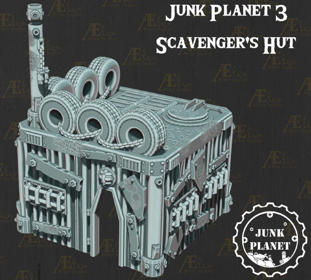 Junk Planet Scavenger Hut -junk Planet 3 - Scifi - Pathfinder- Dungeons ...
