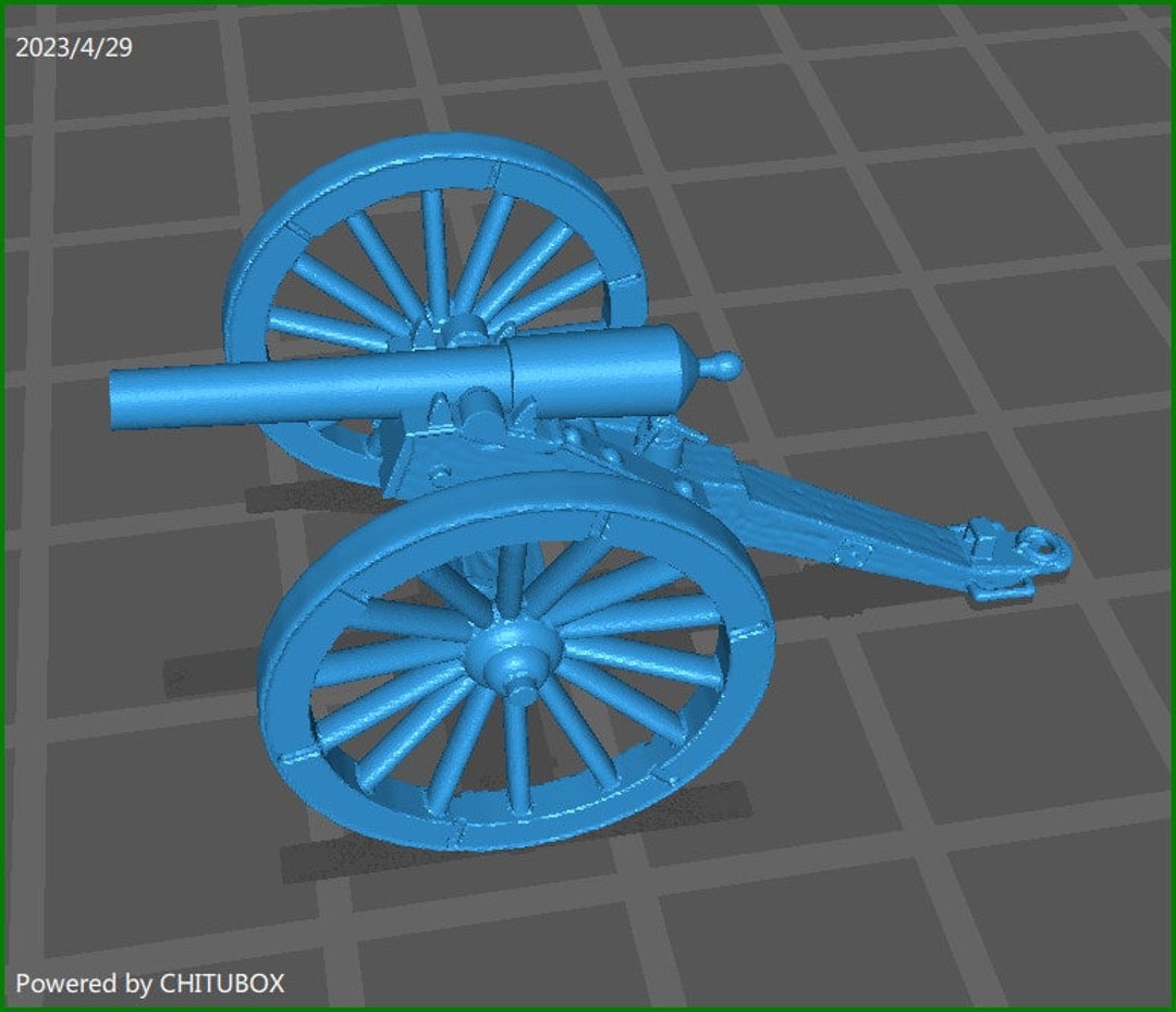 ACW Artillery Parrot Gun - 1 Minis - 15 Mm Scale - War Games & Dioramas ...