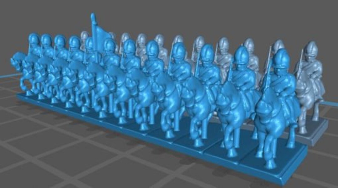 Napoleonic British Light Dragoons 1808 - Great for Table Top War Games and Dioramas - Resin 6mm ...