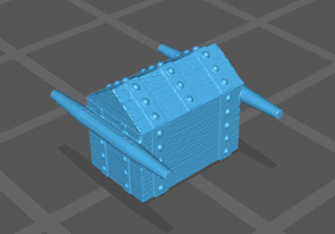 Napoleonic French Artillery Ammunition Box- 1 Item- Great for Table Top ...