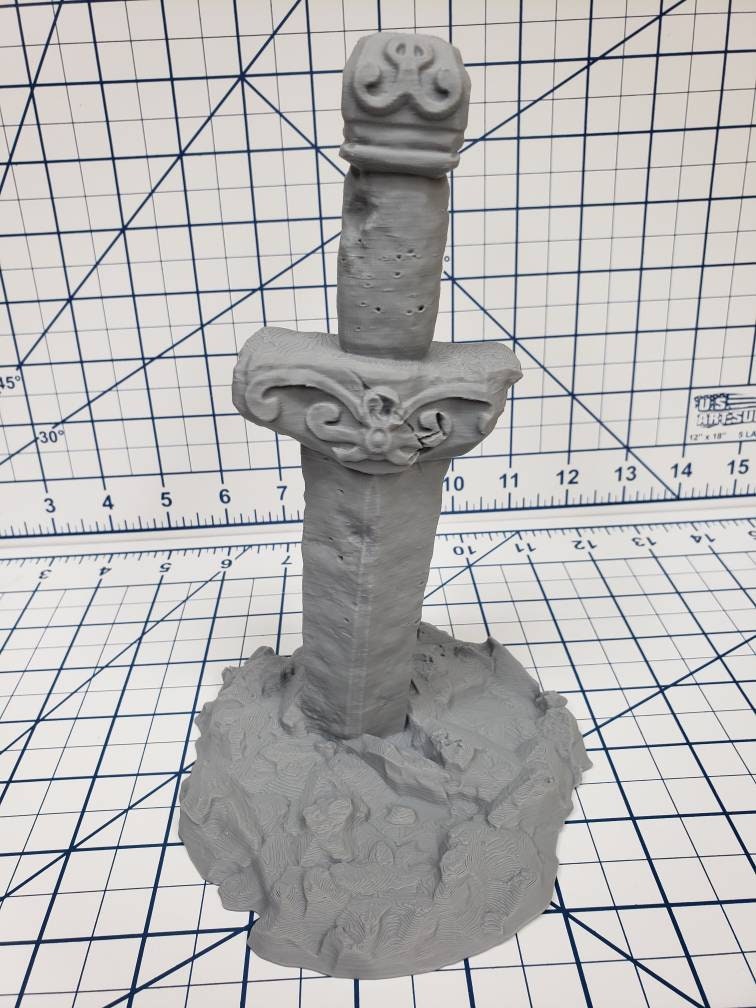 Ancient Sword Statue - Openforge - Tabletop - DND - Pathfinder - RPG ...