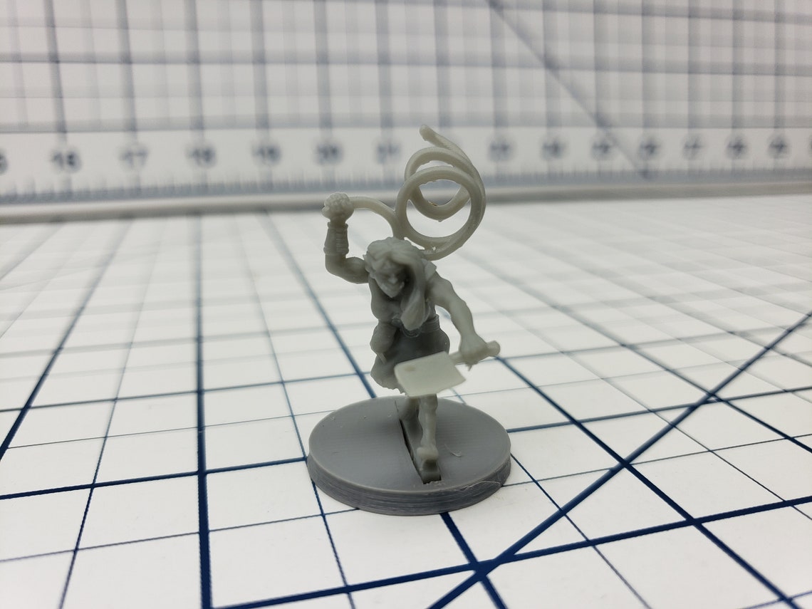 Orc Minis Thug Captain and Auxiliaries Slottabase DND | Etsy