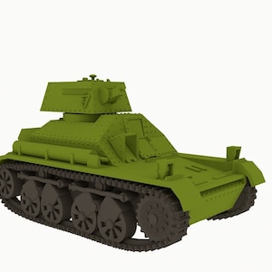 Vickers Light Tank Mark II - UK Army - 28mm Scale - Wargame3d - Etsy
