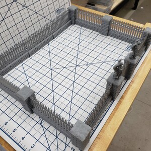 Cemetery Gate and Walls Set - Dragonlock - DND - Pathfinder - RPG ...