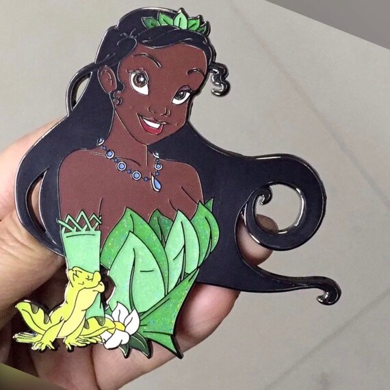 Disney Fantasy Pin Princess Windswept Tiana FLAWED pin | Etsy