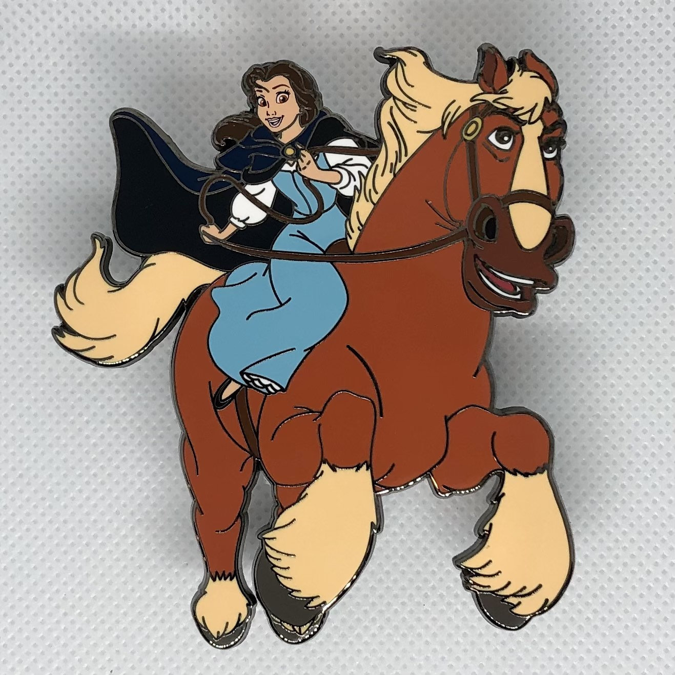 Belle Riding Phillipe Disney Fantasy Pin - Etsy Hong Kong