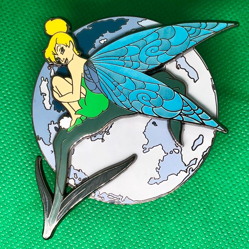 Disney Fantasy Pin Jumbo 3” Tinkerbell (2 Options) - Etsy