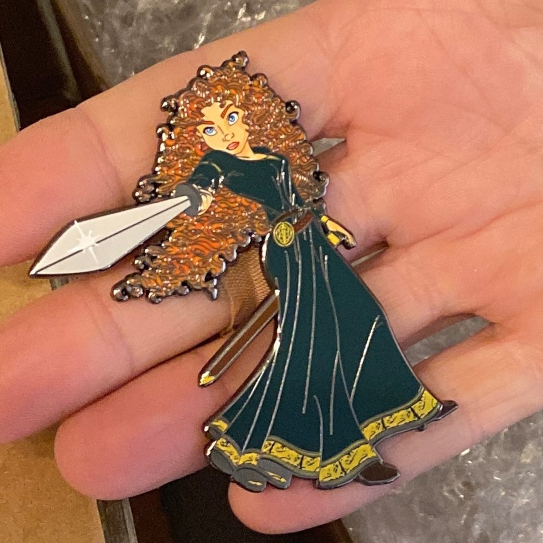 Merida With Sword Disney Fantasy Pin - Etsy