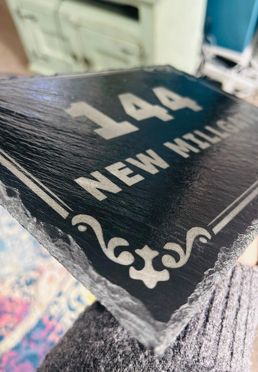 Slate Address Plaque - Etsy