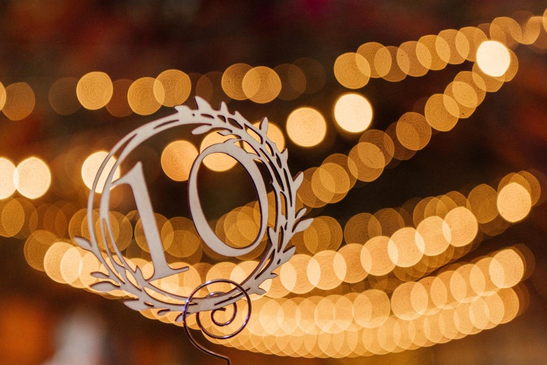 Rustic Wooden Table Numbers With Stands | Laser Cut Wedding Table Decor ...