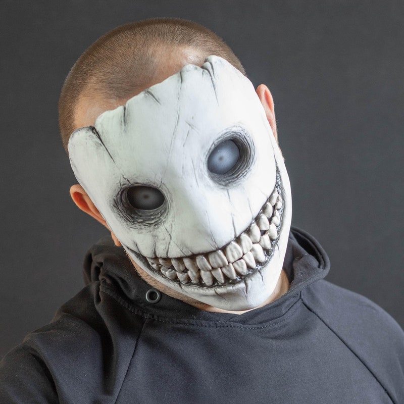 Smiling Face Mask - Etsy