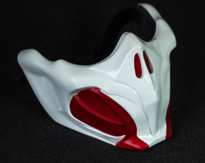 Crimson Scorpion Mask From Mortal Kombat 11 - Etsy