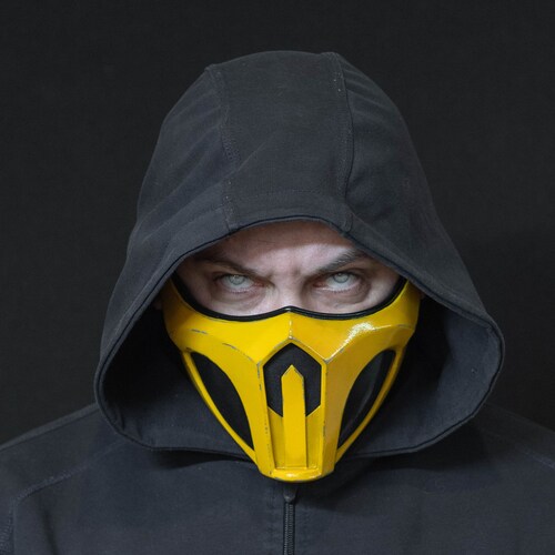 Scorpion Mask MK11 Mortal Kombat 4 for Cosplay | Etsy