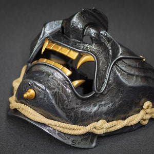 Ghost of Tsushima Mask . Menpo Demon Mask - Etsy
