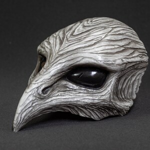 Plague Bird Mask Halfmask White Bone Shape - Etsy