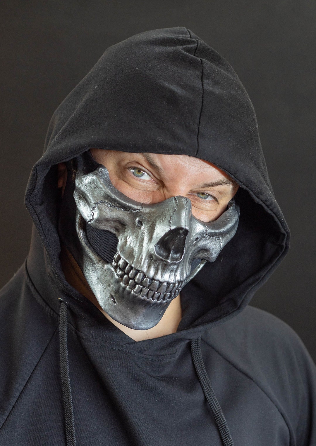 Skull Mask Lower Part Metal Shape - Etsy