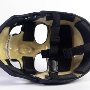 Skull Mask Full Face With Movable Jaw Black Finish - Etsy