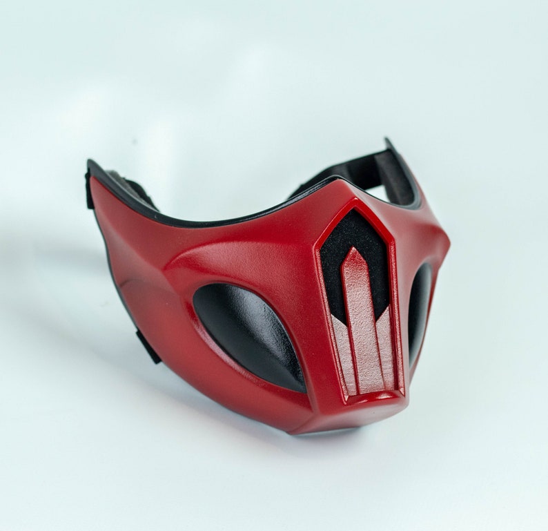Scorpion Mask Red Harumi's Protector MK11 Mortal Kombat - Etsy