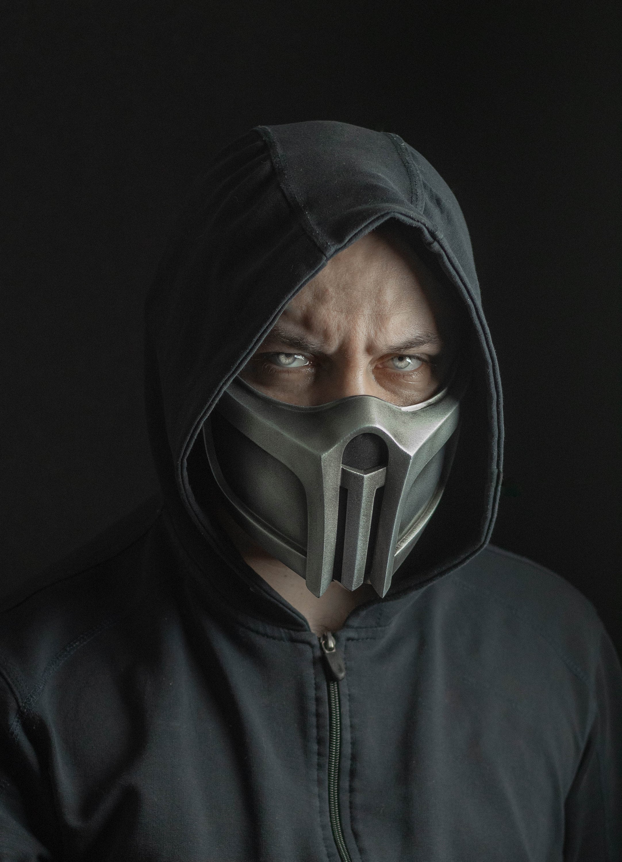 Scorpion mask MK11 Mortal Kombat 4 Steel shape | Etsy