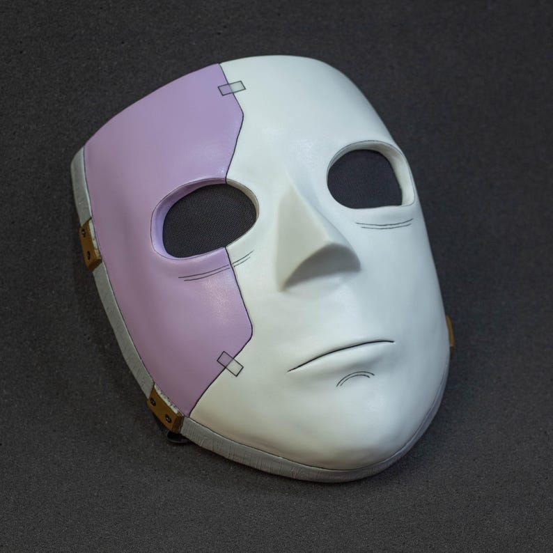 Sally Face Mask (prosthesis) Pale Pink for Cosplay - Etsy