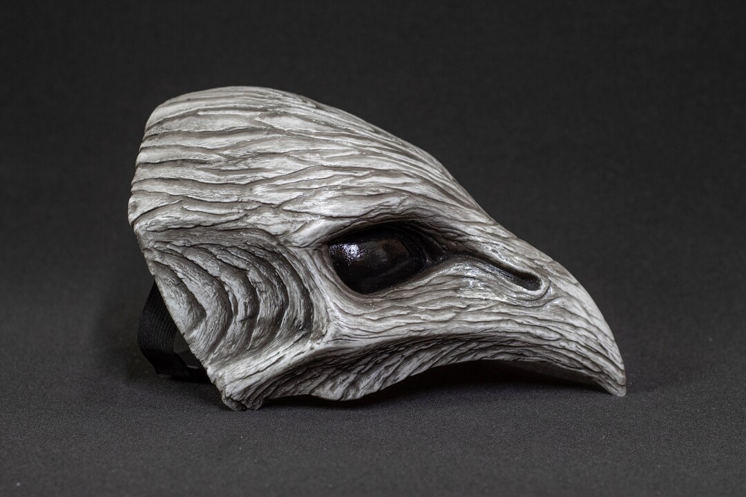 Plague Bird Mask Halfmask White Bone Shape - Etsy