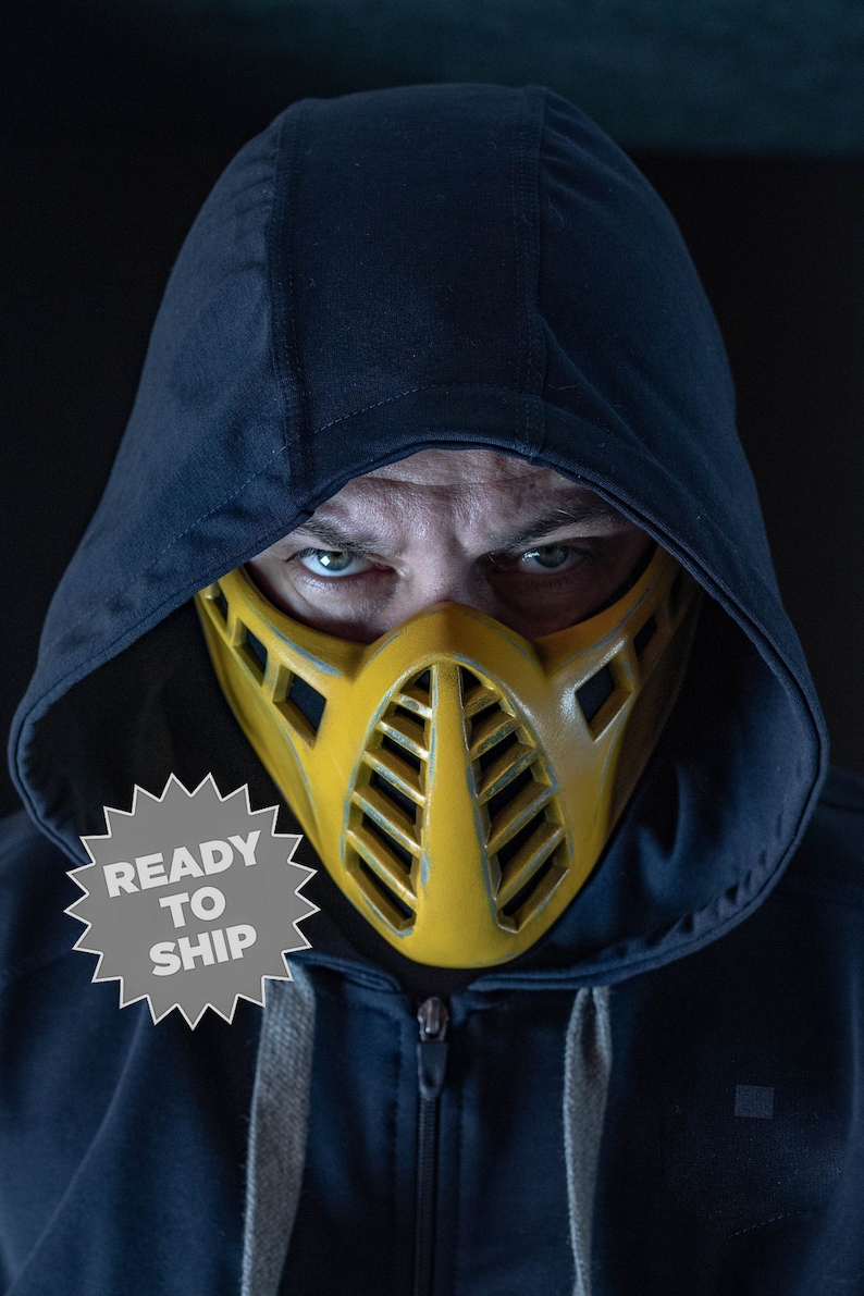 Scorpion Mask MK11 Classic for Cosplay - Etsy
