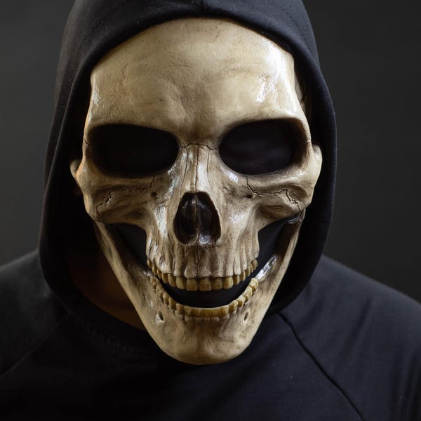 Skeleton Face for Mask - Etsy UK