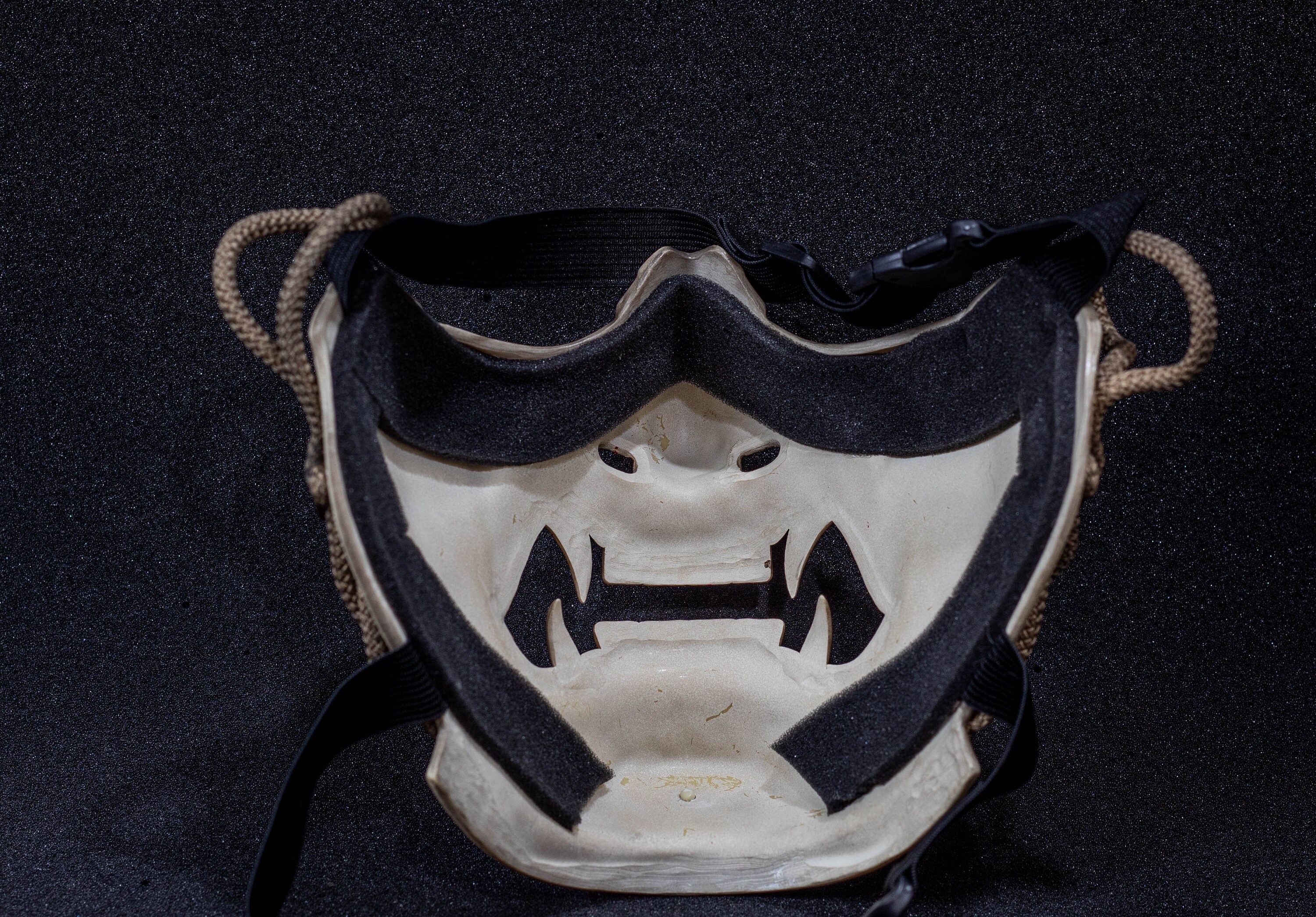 Ghost of Tsushima Mask Crackle Blood Shape. Demon Menpo Mask - Etsy
