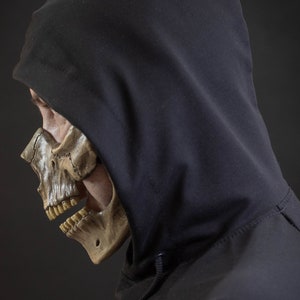 Skull Mask With Movable Jaw Lower Part - Etsy