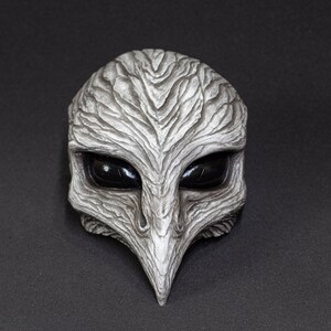 Plague Bird Mask Halfmask White Bone Shape - Etsy