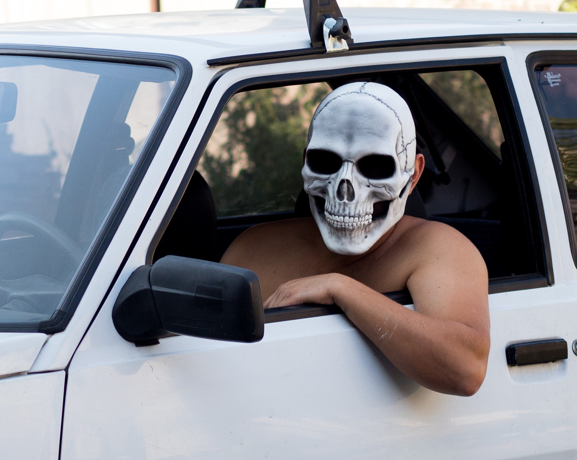 Grim Reaper Human Skull Mask Full Face With Realistic Teeth - Etsy ...