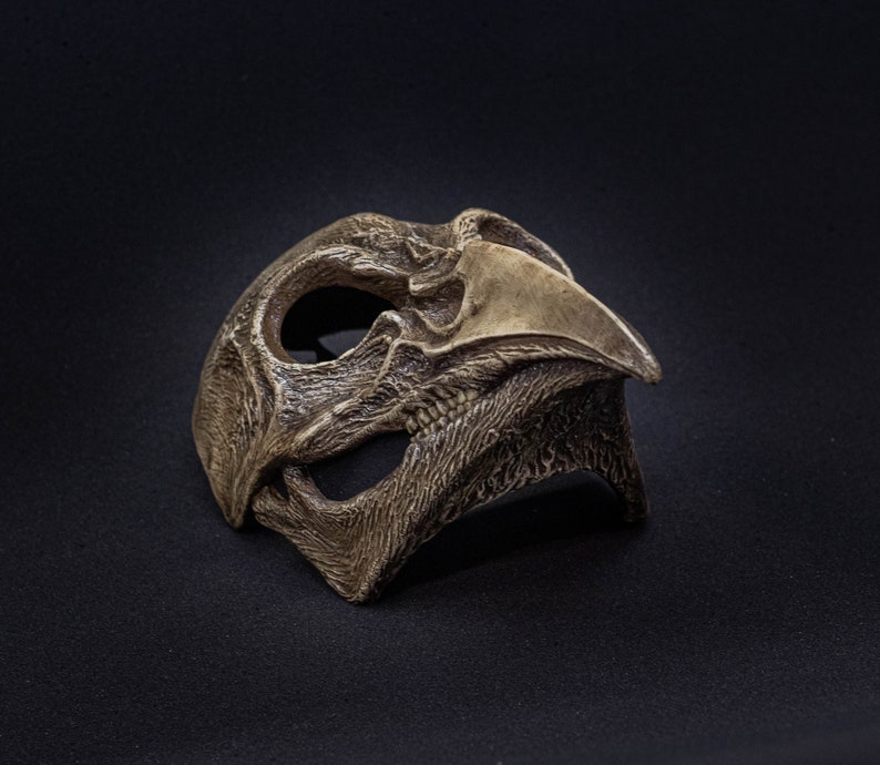 Plague Doctor Mask Bird Skull Bone Shape With Movable Jaw | Etsy