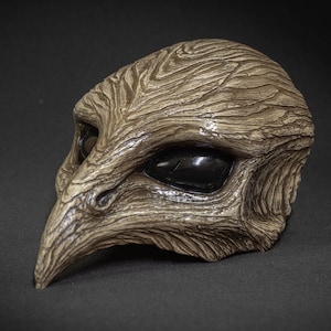 Bird Mask Halfmask Bone Shape - Etsy
