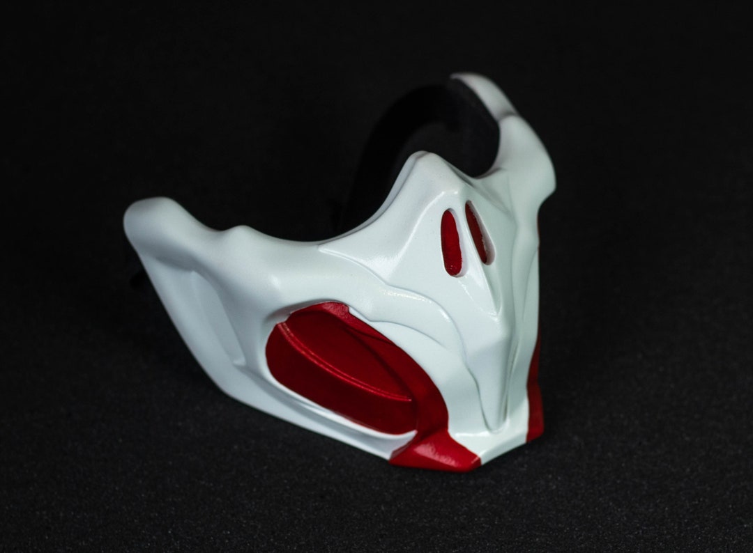 Crimson Scorpion Mask From Mortal Kombat 11 - Etsy