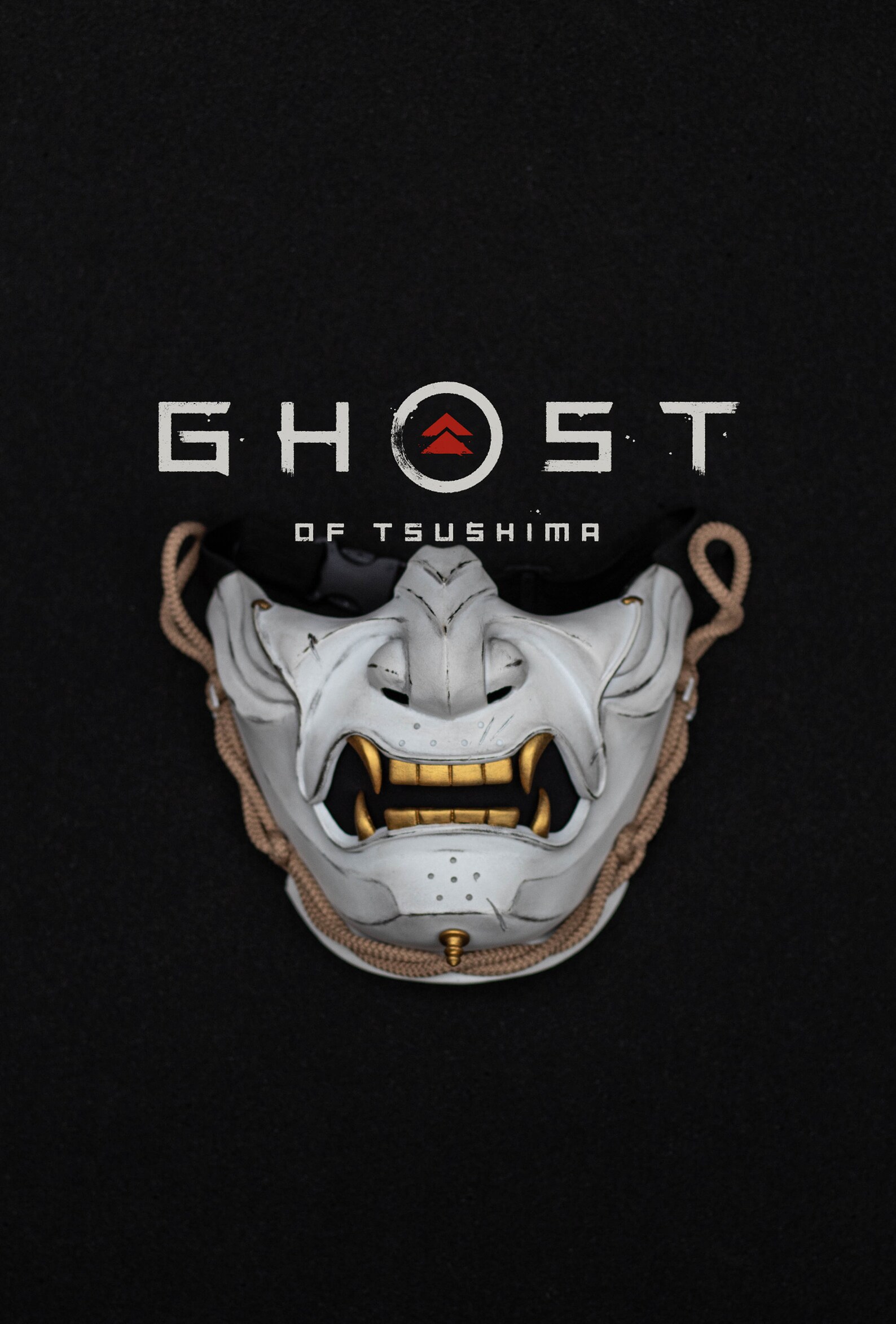 Ghost of Tsushima Mask. White Finish. Demon Menpo Mask - Etsy