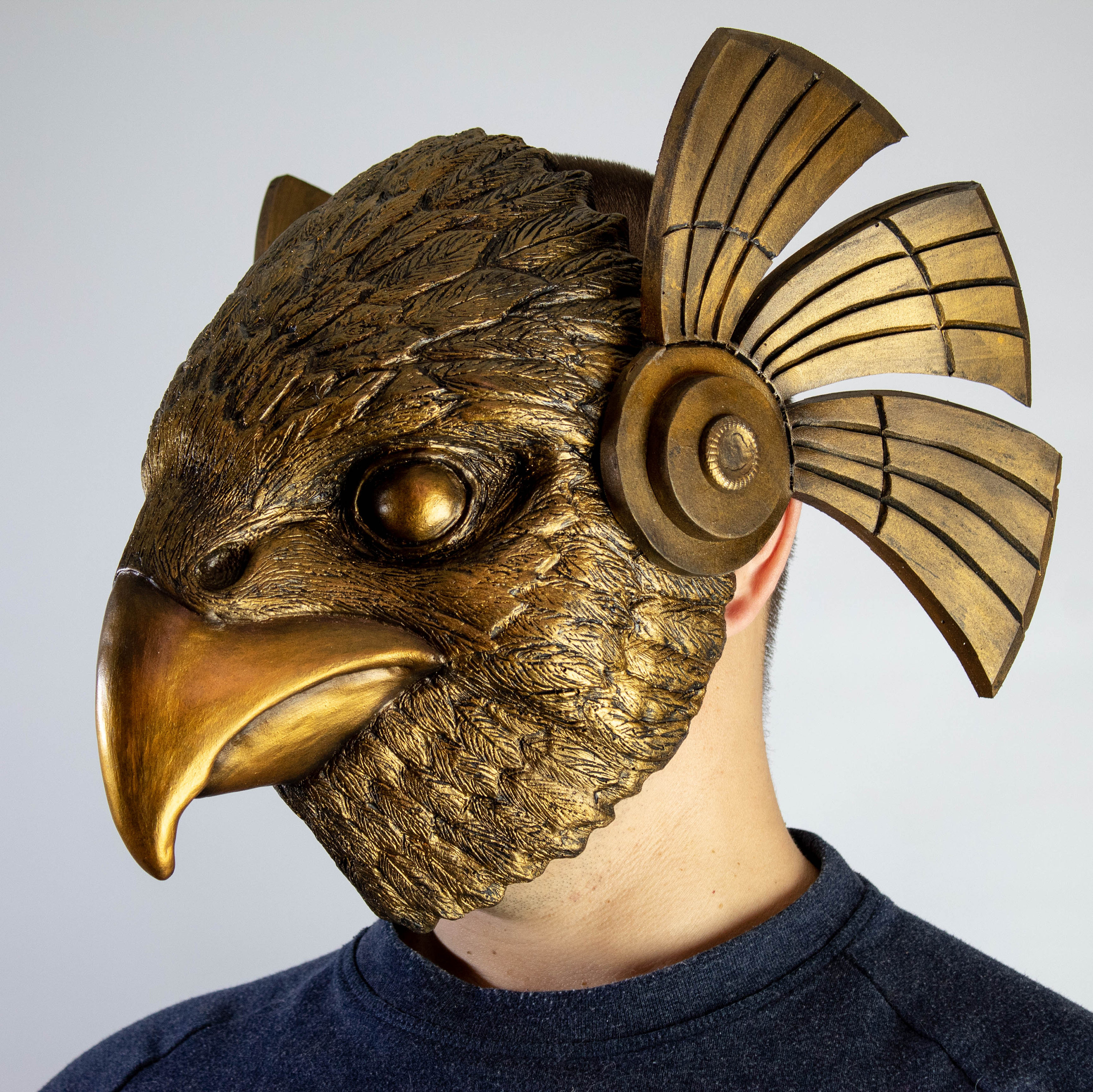 Horus Mask Gold Shape for Carnival or Masqarade - Etsy Australia