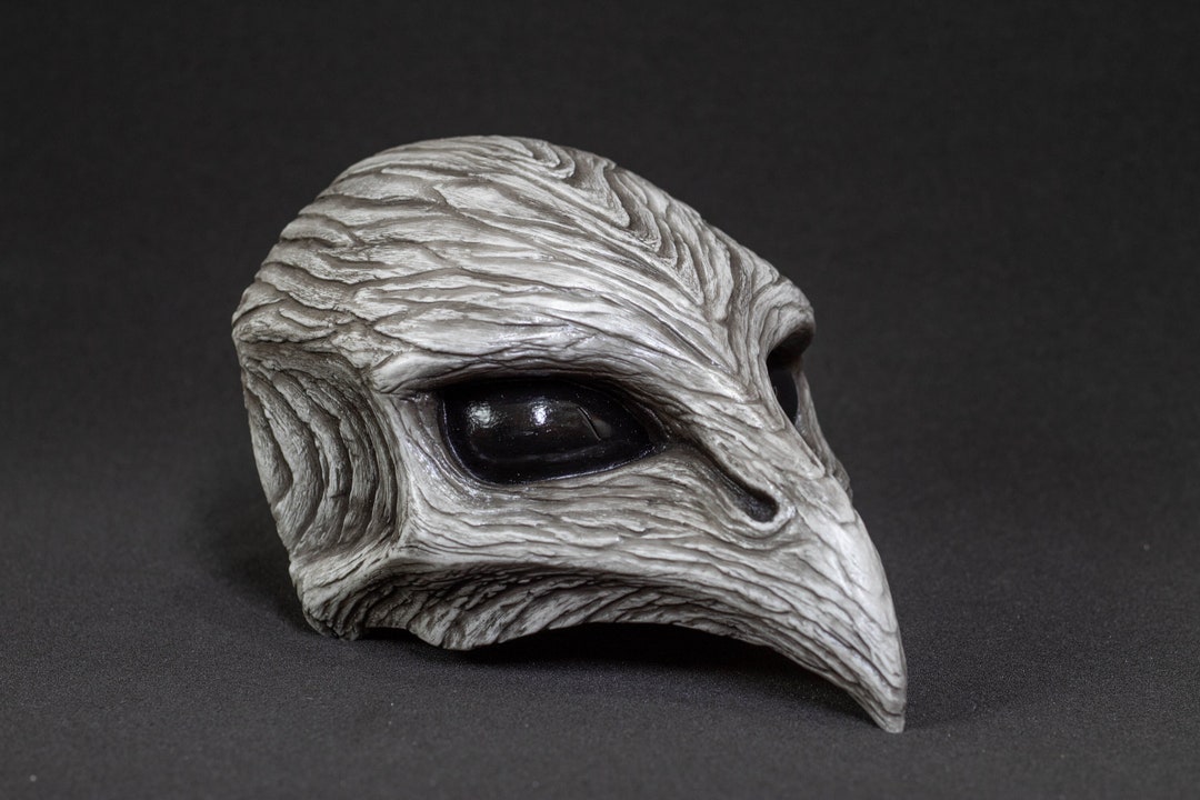 Plague Bird Mask Halfmask White Bone Shape - Etsy