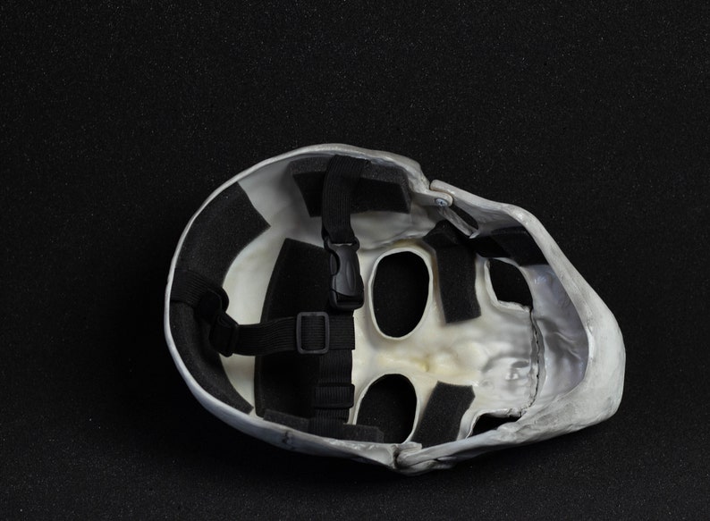 Human Skull Mask Full Face With Light White Bone Finish - Etsy