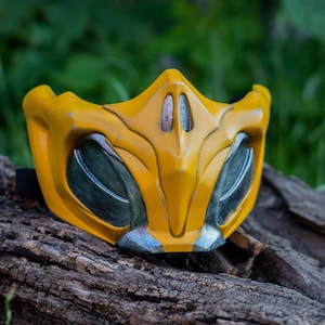 Scorpion Mask From Mortal Kombat 11 Fiery Grandmaster - Etsy