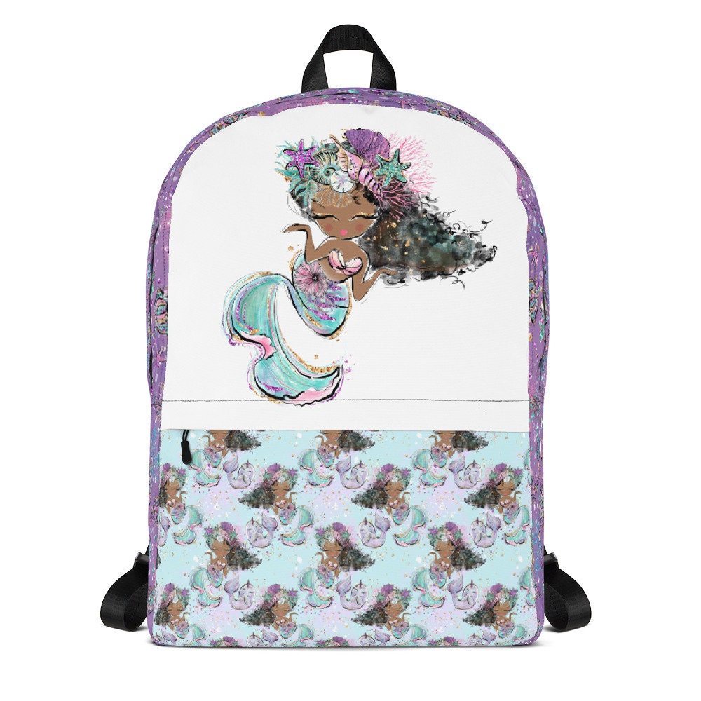 Mermaid Backpack Kids Children Backpack Mermaid Gift - Etsy