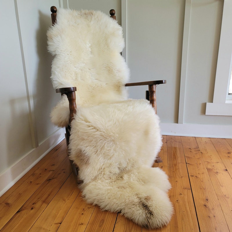 Sheepskin Bench - Etsy