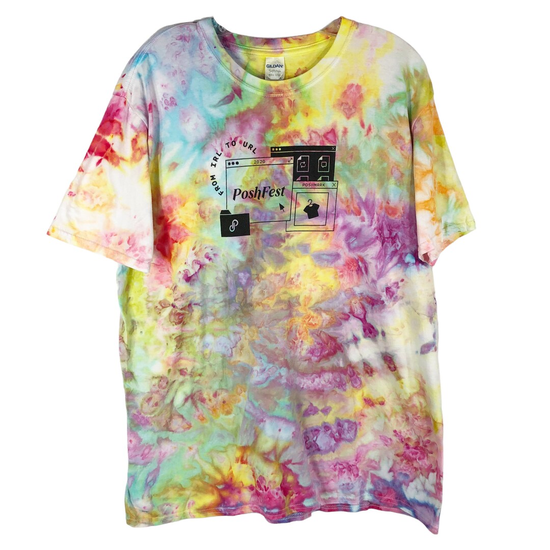 Posh Pretty XL Top Handmade Tie Dye Posh Pretty Poshmark Tee Short ...